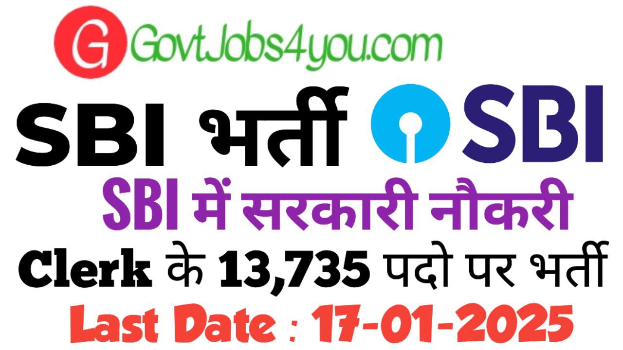 SBI Clerk Recruitment 2024-25